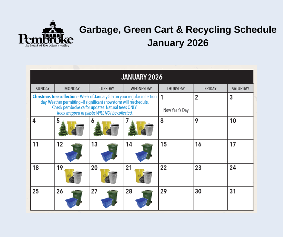CURBSIDE COLLECTION CALENDARS – Ottawa Valley Waste Recovery Centre (OVWRC)